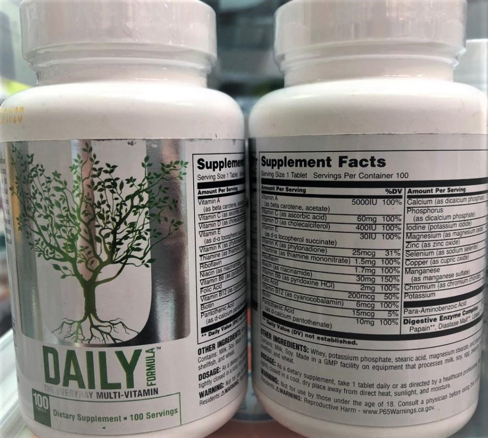 DAILY FORMULA contiene los 25 minerales y vitaminas esenciales que tu ...