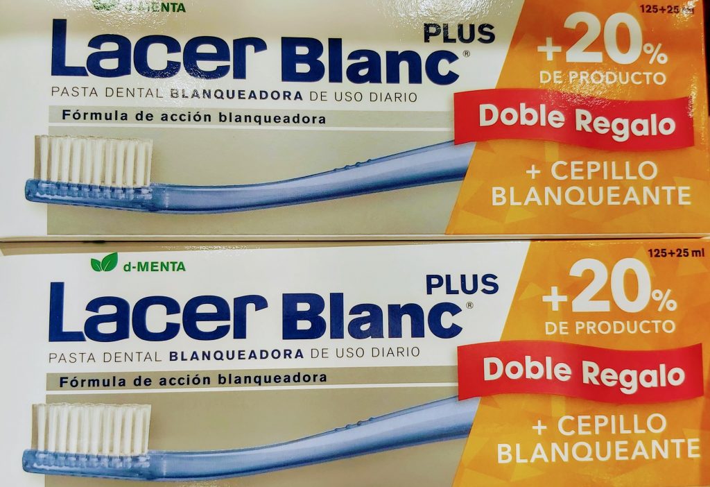 LACER BLANC PLUS DENTÍFRICO pasta dental eficaz fórmula blanqueadora y ...