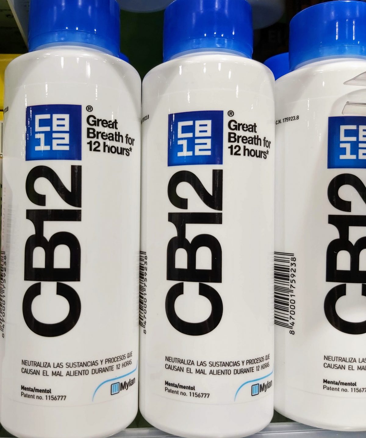 CB12® ENJUAGUE BUCAL control y la eliminación del mal aliento