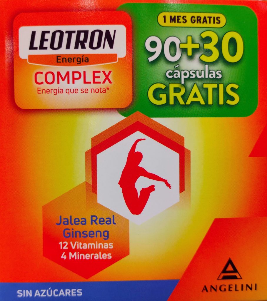 Leotron Complex Jalea Real, Ginseng, 12 Vitaminas y 4 Minerales