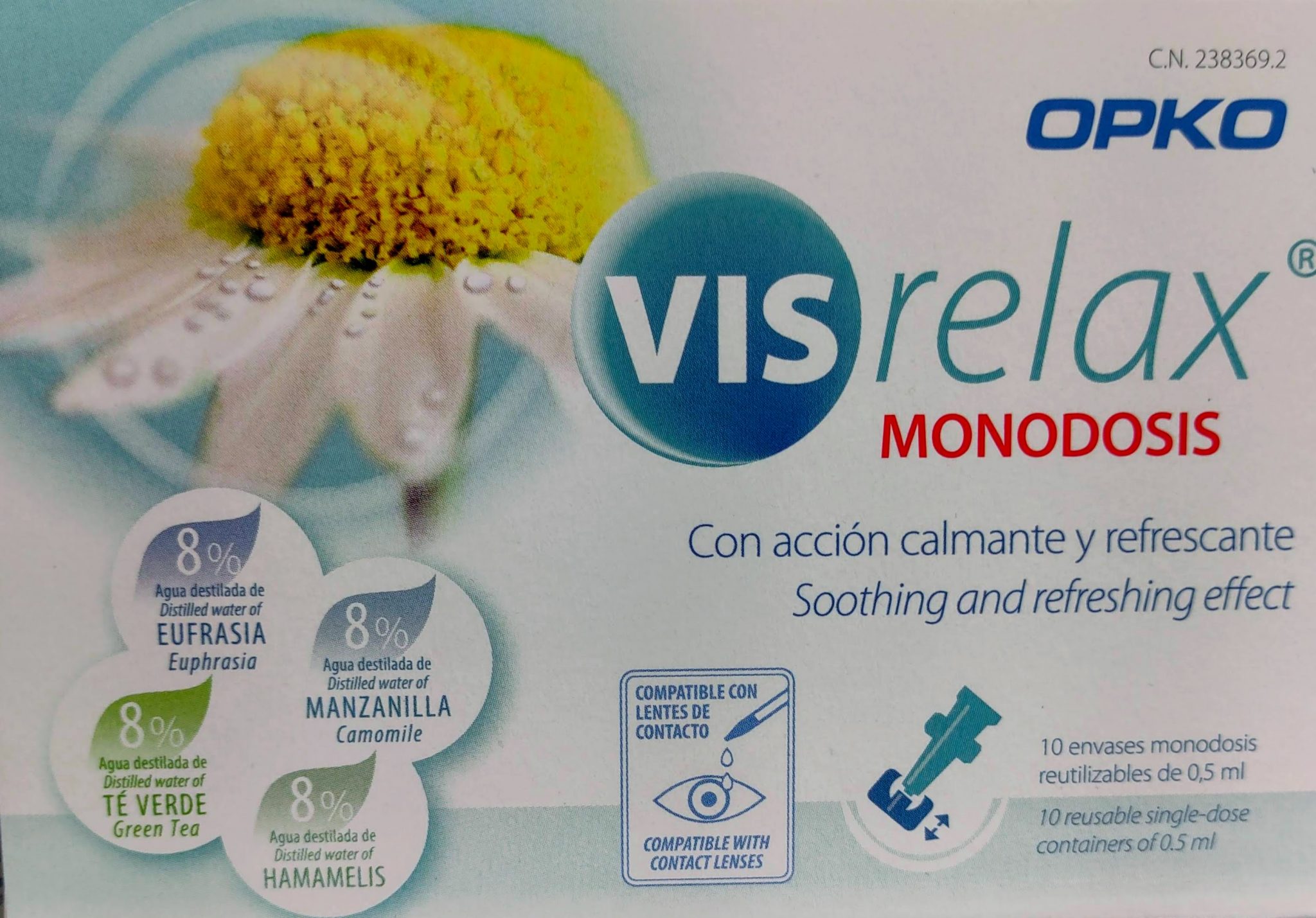 Vis Relax Gotas Oculares 10 monodosis gotas indicadas para el alivio ...
