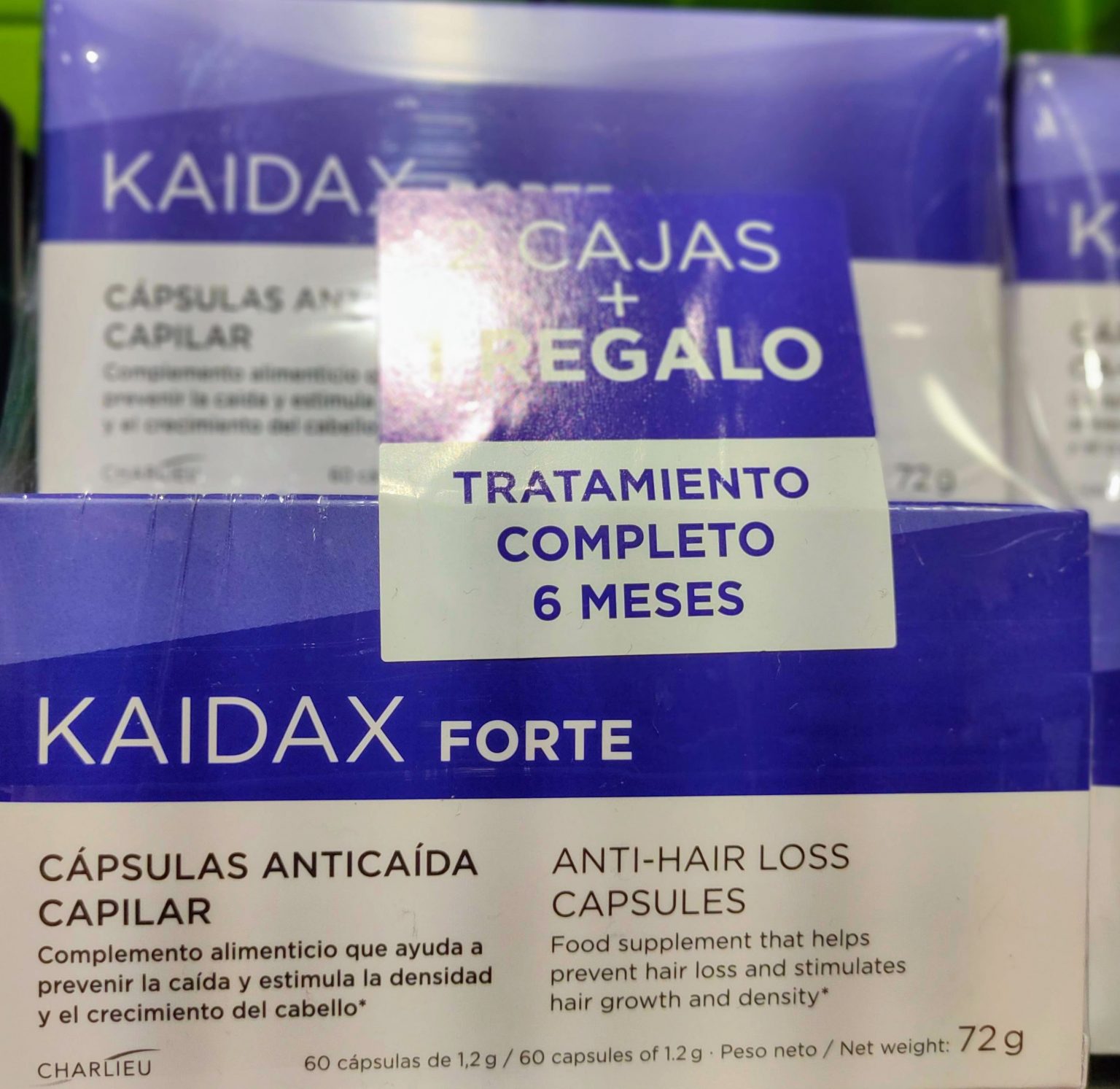 Kaidax Forte Anticaida frena la caída del cabello a la vez que lo ...