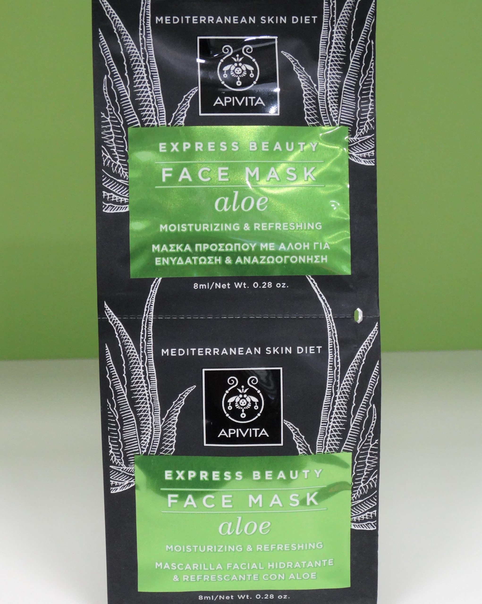 Apivita FACE MASK Mascarilla facial hidratante con aloe