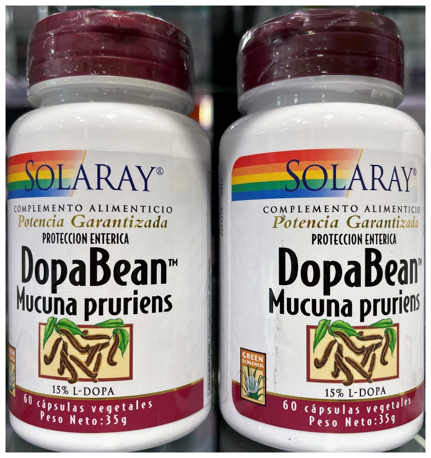 Solaray Dopabean Mucuna Pruriens o Frijol de terciopelo