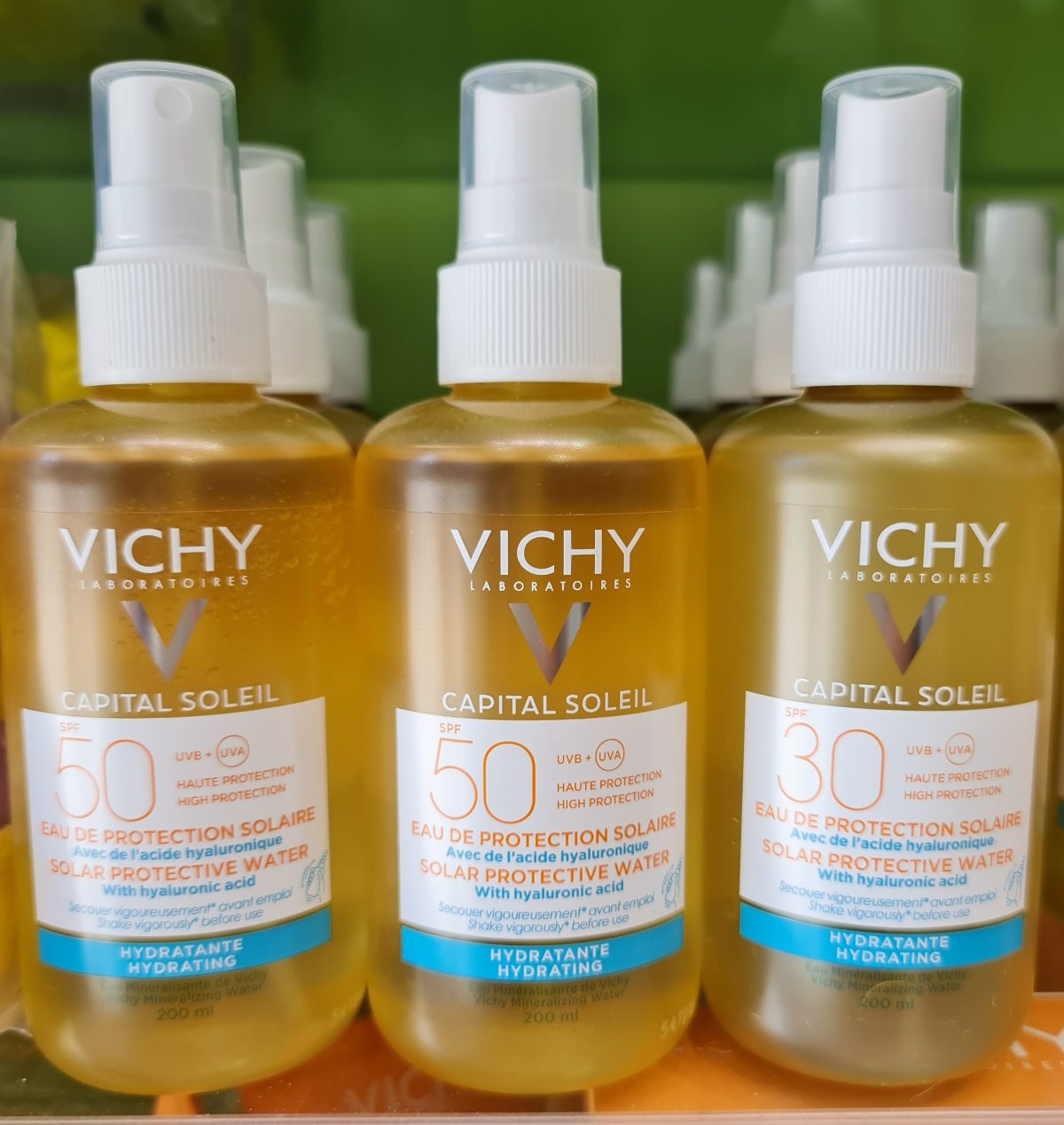 VICHY CAPITAL SOLEIL AGUA SOLAR PROTECTORA - HIDRATACIÓN SPF 50